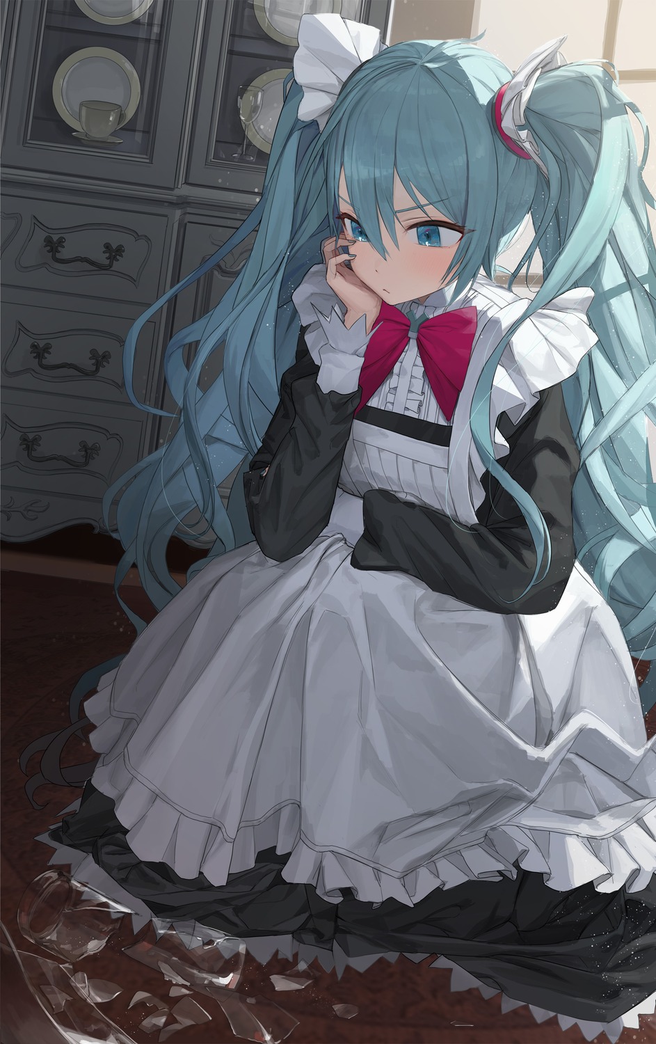 let ssa vocaloid hatsune miku maid | #1052872 | yande.re